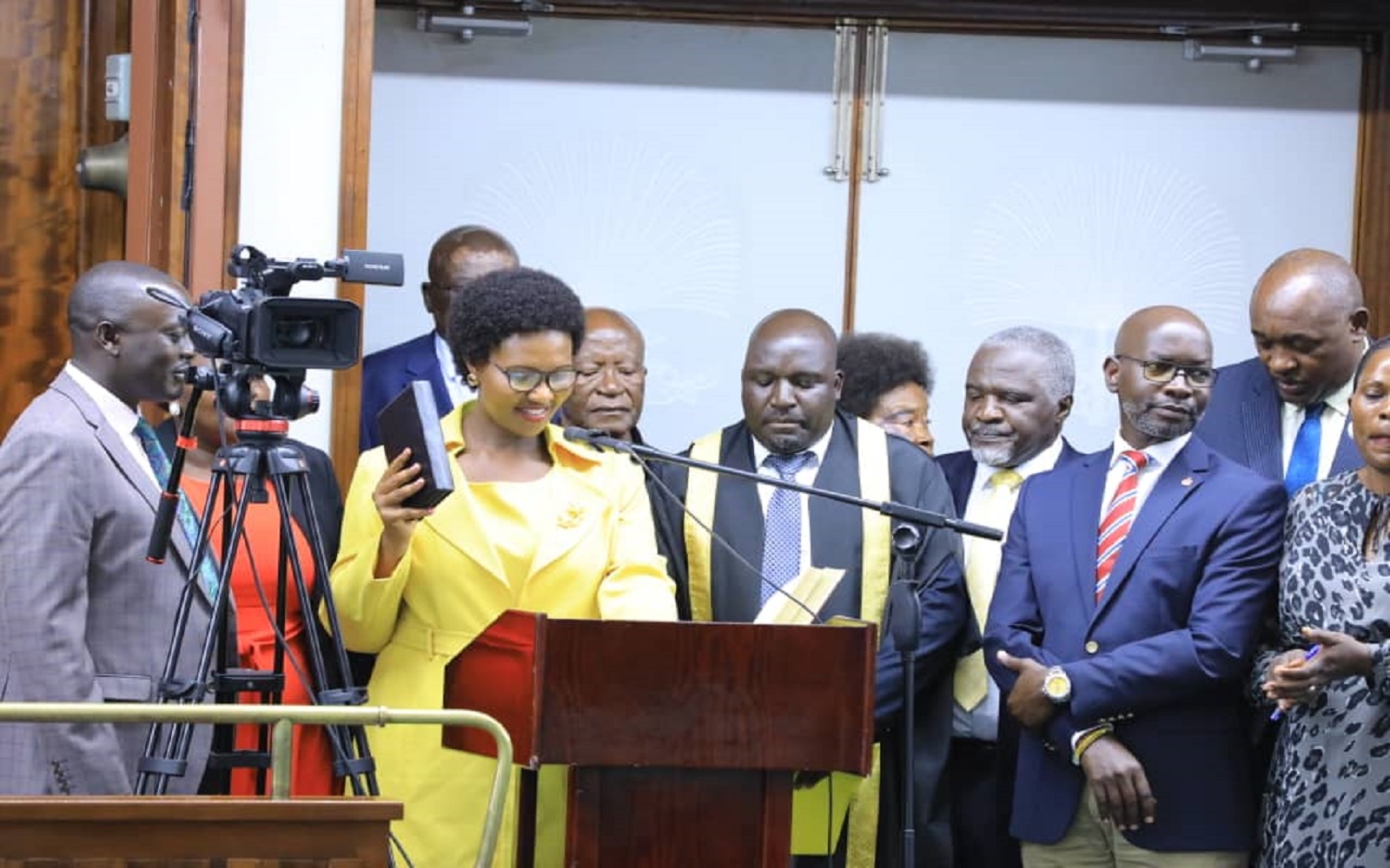 New Kisoro District Woman MP takes oath | Parliament of Uganda